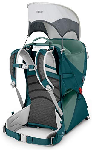 Osprey Poco LT Lightweight Child Carrier and Backpack for Travel, Deep Teal