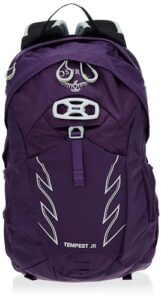 osprey tempest jr girl's hiking backpack, violac purple one size