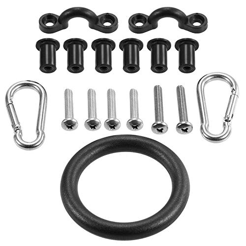 ISURE MARINE Kayak Canoe Anchor Trolley Kit Eyes Wellnuts Screws Kayak Accessories Zig Zag Cleat Rigging Ring Pulleys DIY Boat 30 Feet Rope