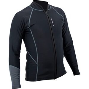 akona mens aq-tec long sleeve rashguard, size: x-large