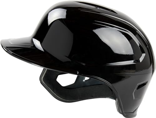 Rawlings | MACH Single Ear Batting Helmet | Right Hand Batter | Large | Black