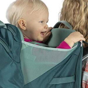 Osprey Poco LT Lightweight Child Carrier and Backpack for Travel, Deep Teal