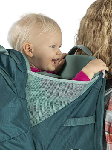 Osprey Poco LT Lightweight Child Carrier and Backpack for Travel, Deep Teal