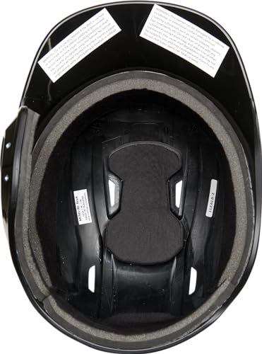 Rawlings | MACH Single Ear Batting Helmet | Right Hand Batter | Large | Black