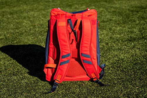 Rawlings | LEGION Backpack Equipment Bag | Baseball & Softball | Red/White/Blue