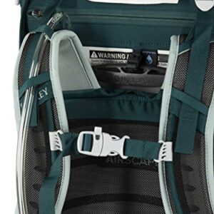 Osprey Poco LT Lightweight Child Carrier and Backpack for Travel, Deep Teal