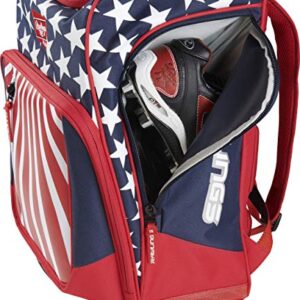 Rawlings | LEGION Backpack Equipment Bag | Baseball & Softball | Red/White/Blue