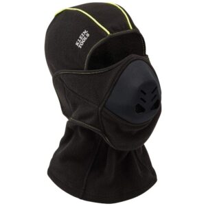 klein tools 60413 balaclava face mask, heat exchanger balaclava made of high-performance fleece, designed to be worn with safety goggles