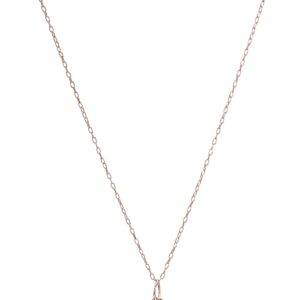 Amazon Essentials 14K Rose Gold Over Sterling Silver Crystal Cactus Pendant Necklace, 16" +2" ,(previously Amazon Collection)