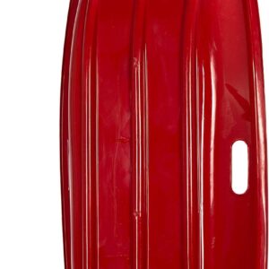 Avalanche Brands - 48" Classic Downhill Toboggan Snow Sleds - Red & Pink