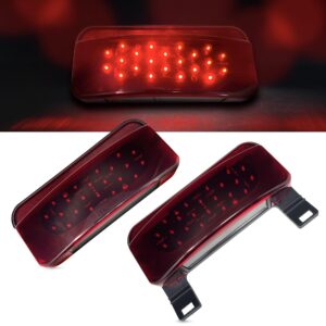 Command Electronics LED RV Camper Trailer Stop Turn Brake Tail Lights/License Light/Black Base