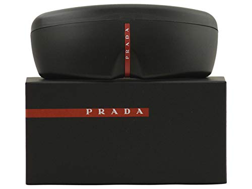 PRADA LINEA ROSSA PS 02XS - DG002G Sunglasses BLACK RUBBER w/POLAR DARK GREY 60mm