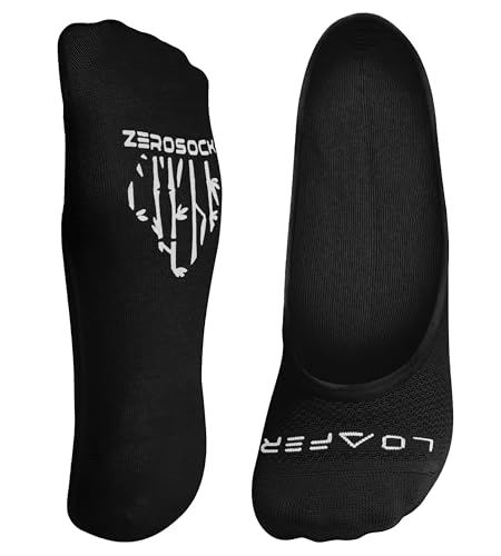 ZeroSock Bamboo Viscose Ultra-Low No Show Socks (4 Pairs Per Box)