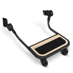 uppababy piggyback ride-along board for cruz v2 / quick attachment for children to stand + stroll / 55 lbs. weight capacity