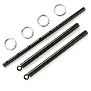 EXREIZST Black Spreader Bar Kit with 2 Adjustable Black Straps Aid Traning Set