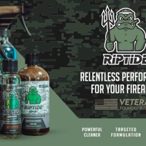 Riptide Armory Advanced Gun Cleaner & CLP+ Graphene 4oz 2 Step Kit - Cleans, Lubes, Protects Targeted Long-Lasting Formula - Nano Coat Technology - Veteran Founded & Formulated by Former US Navy Seal…