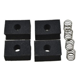 kaish pack of 4 bass pickup height foam pickup height adjustment pads with springs for p bass or jaquar pickups