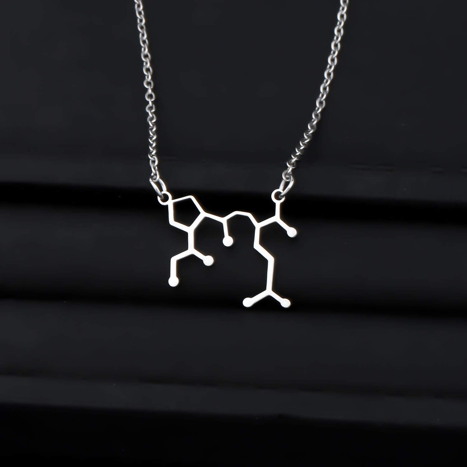 ENSIANTH Rett Syndrome Molecule Necklace Rett Syndrome Awareness Gift MECP2 Gene Pendant Rett Syndrome Warrior Gift (Molecular Necklace)