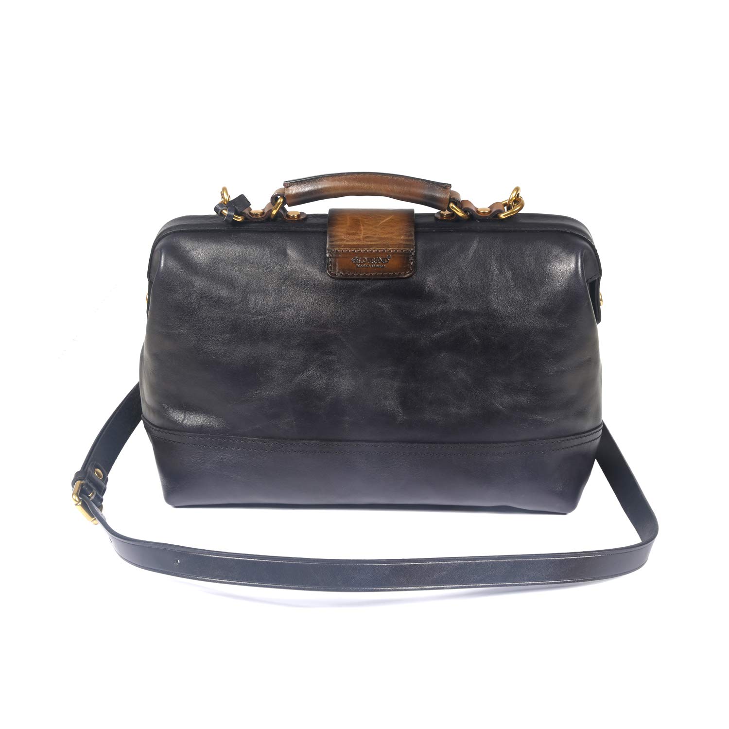 OLD TREND Genuine Leather Doctor Satchel (Grey)