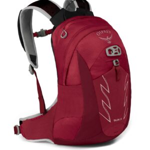 Osprey Talon Jr Boy's Hiking Backpack, Cosmic Red