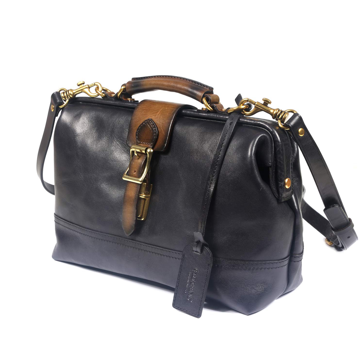 OLD TREND Genuine Leather Doctor Satchel (Grey)