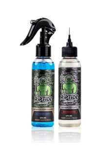 riptide armory advanced gun cleaner & clp+ graphene 4oz 2 step kit - cleans, lubes, protects targeted long-lasting formula - nano coat technology - veteran founded & formulated by former us navy seal…