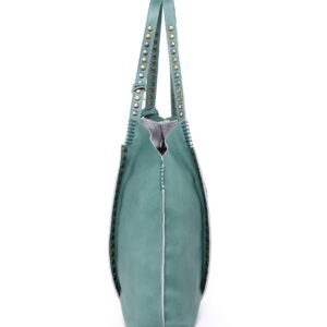 OLD TREND Genuine Leather Birch Tote Bag (Mint)