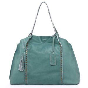 OLD TREND Genuine Leather Birch Tote Bag (Mint)