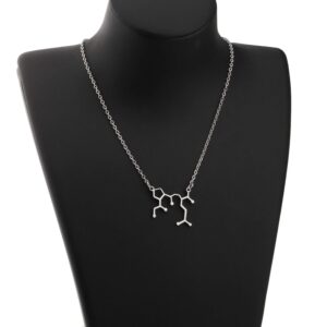 ENSIANTH Rett Syndrome Molecule Necklace Rett Syndrome Awareness Gift MECP2 Gene Pendant Rett Syndrome Warrior Gift (Molecular Necklace)