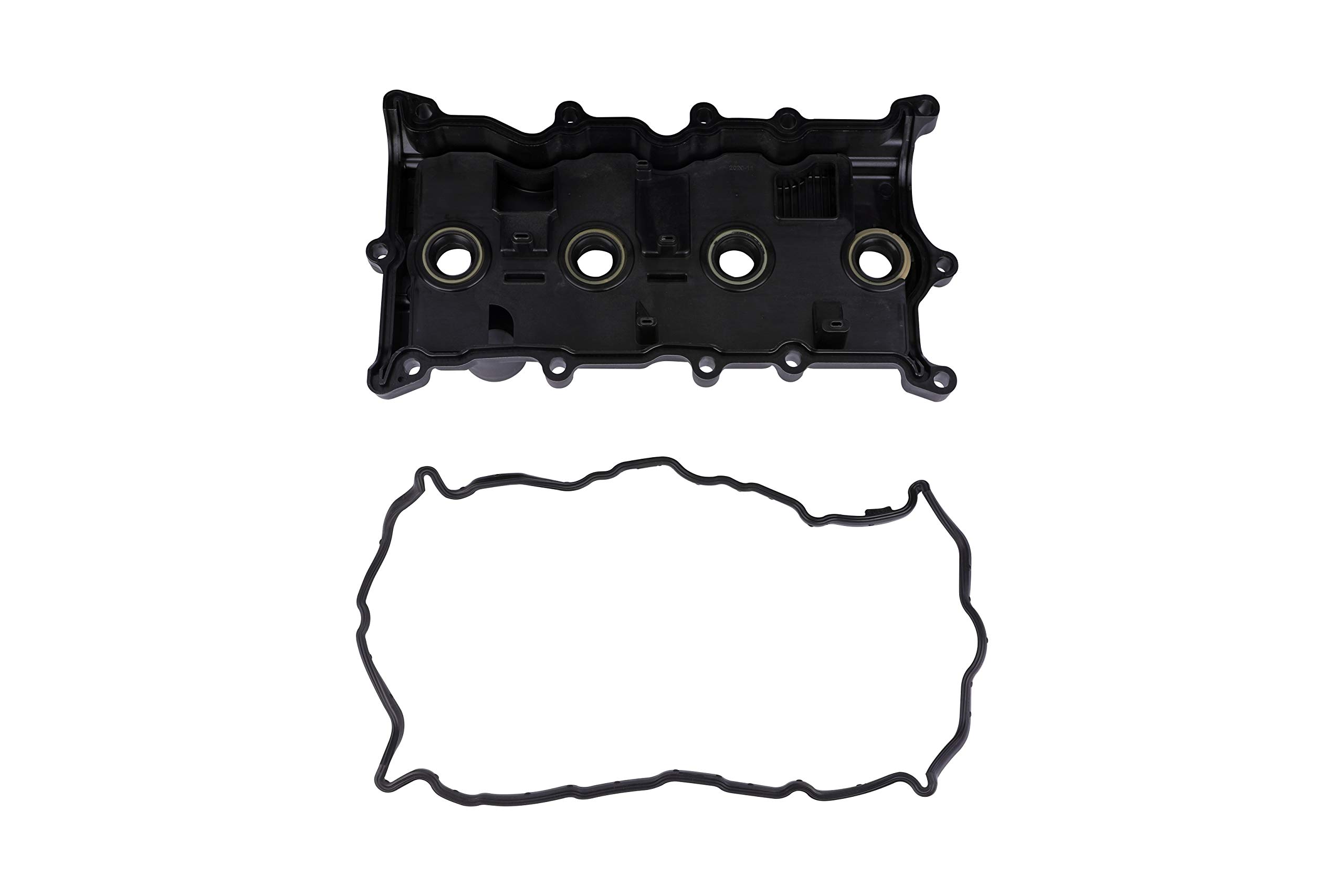 Replacement Engine Valve Cover with Gasket - Compatible with Nissan Altima 2.5L 2007-2012 and Sentra 2007-2012 - Replaces 13264JA00A, 13270JA00A, CNVG-D1230 - Rocker, Camshaft Covers