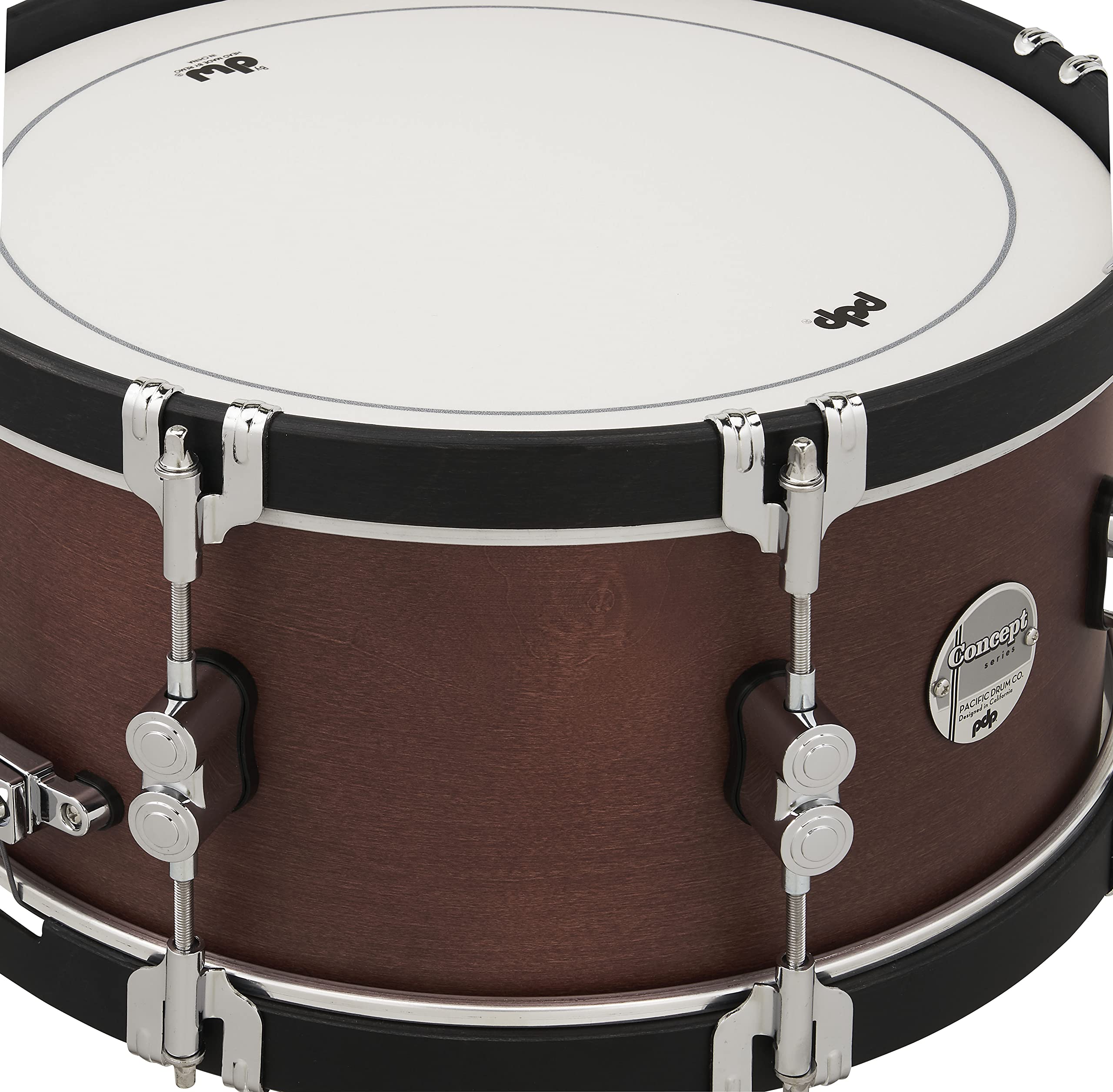 Pacific Drums & Percussion Add-Ons PDP Concept Classic, 6.5x14, Ox Blood/Ebony Hoops Snare Drum (PDCC6514SSOE)