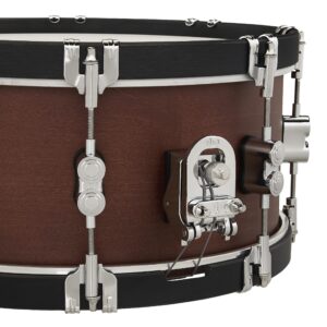 Pacific Drums & Percussion Add-Ons PDP Concept Classic, 6.5x14, Ox Blood/Ebony Hoops Snare Drum (PDCC6514SSOE)