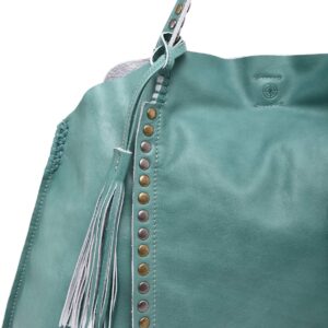 OLD TREND Genuine Leather Birch Tote Bag (Mint)