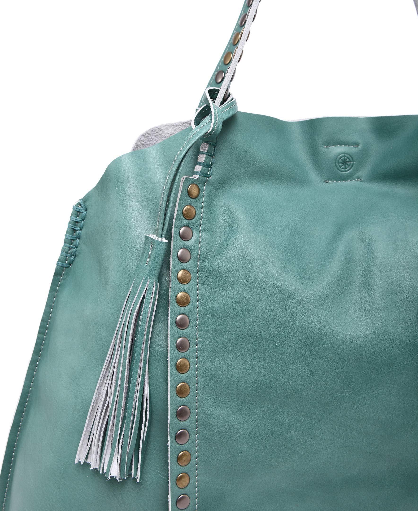 OLD TREND Genuine Leather Birch Tote Bag (Mint)