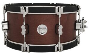 pacific drums & percussion add-ons pdp concept classic, 6.5x14, ox blood/ebony hoops snare drum (pdcc6514ssoe)