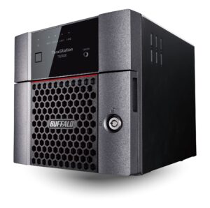 buffalo terastation 3220dn 2-bay smb 8tb (2x4tb) desktop nas w/hard drives included network attached storage