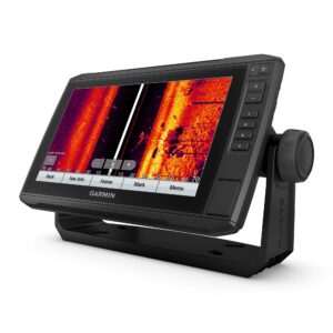 "garmin echomap uhd 93sv with gt56uhd-tm transducer, 9"" keyed-assist touchscreen chartplotter with u.s. lakevü g3 and added high-def scanning sonar" (010-02523-01)