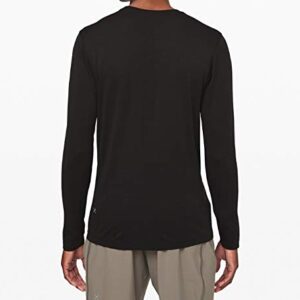 Lululemon Mens Metal Vent Tech Long Sleeve Shirt(Black, M)