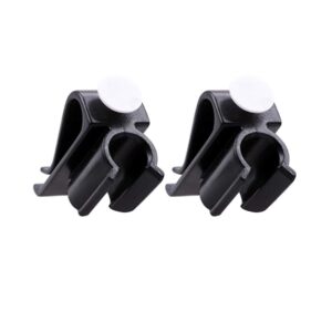 vorcool sport golf club bag clips on putter clamp holder organizer value 2 pack durable plastic black putting clip with ball marker for men women golfer