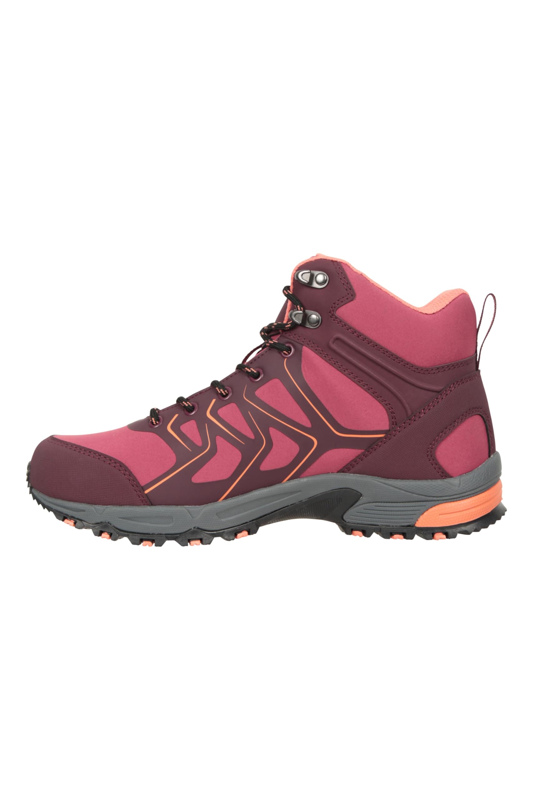 Mountain Warehouse Shadow Waterproof Womens Softshell Boots Berry Womens Shoe Size 7 US