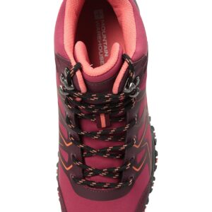 Mountain Warehouse Shadow Waterproof Womens Softshell Boots Berry Womens Shoe Size 7 US