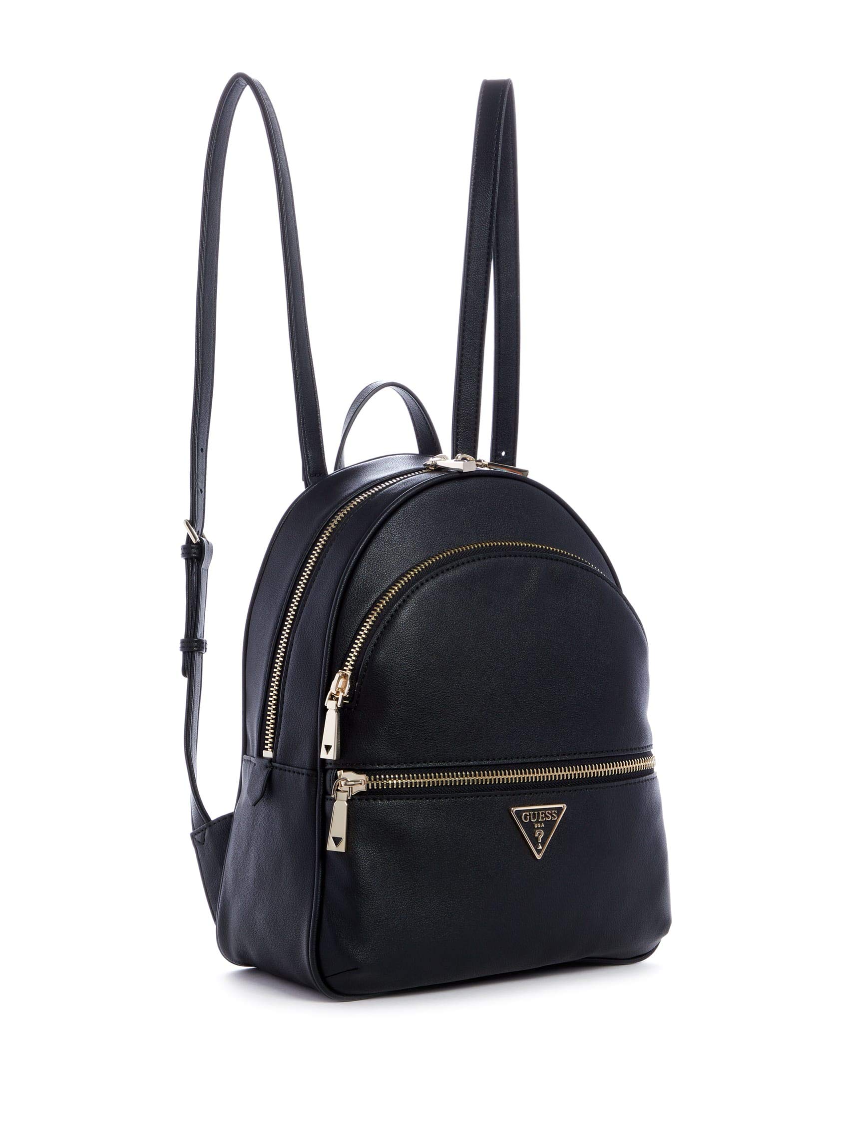 GUESS womens Manhattan Large Backpack, Black, One Size US