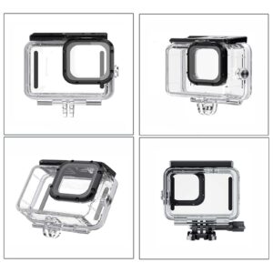 Waterproof Case for Gopro Hero 12 11 10 9 Accessories, SRUIM Underwater Diving 50M/164FT Protective Housing Shell for Go Pro Hero12 Action Camera with Bracket Accessories