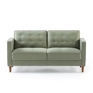 ZINUS Lauren Sofa Couch / Button Tufted Cushions / Easy, Tool-Free Assembly, Pear Green