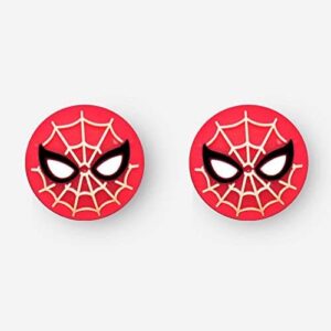 silicone analog controller grips cap thumb stick joystick caps thumbsticks cover for ps5 ps4 slim pro ps3 xbox one xbox 360 nitntendo switch pro wii u controller game replacement (spider-man)