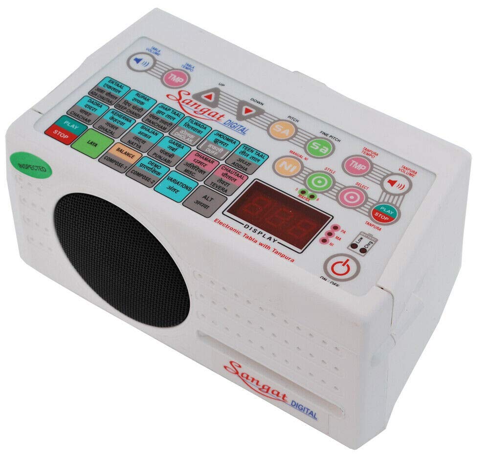 NAAD SANGAT DIGITAL ELECTRONIC TANPURA WITH TABLA MACHINE~BHAJAN~KIRTAN~YOGA~WITH BAG