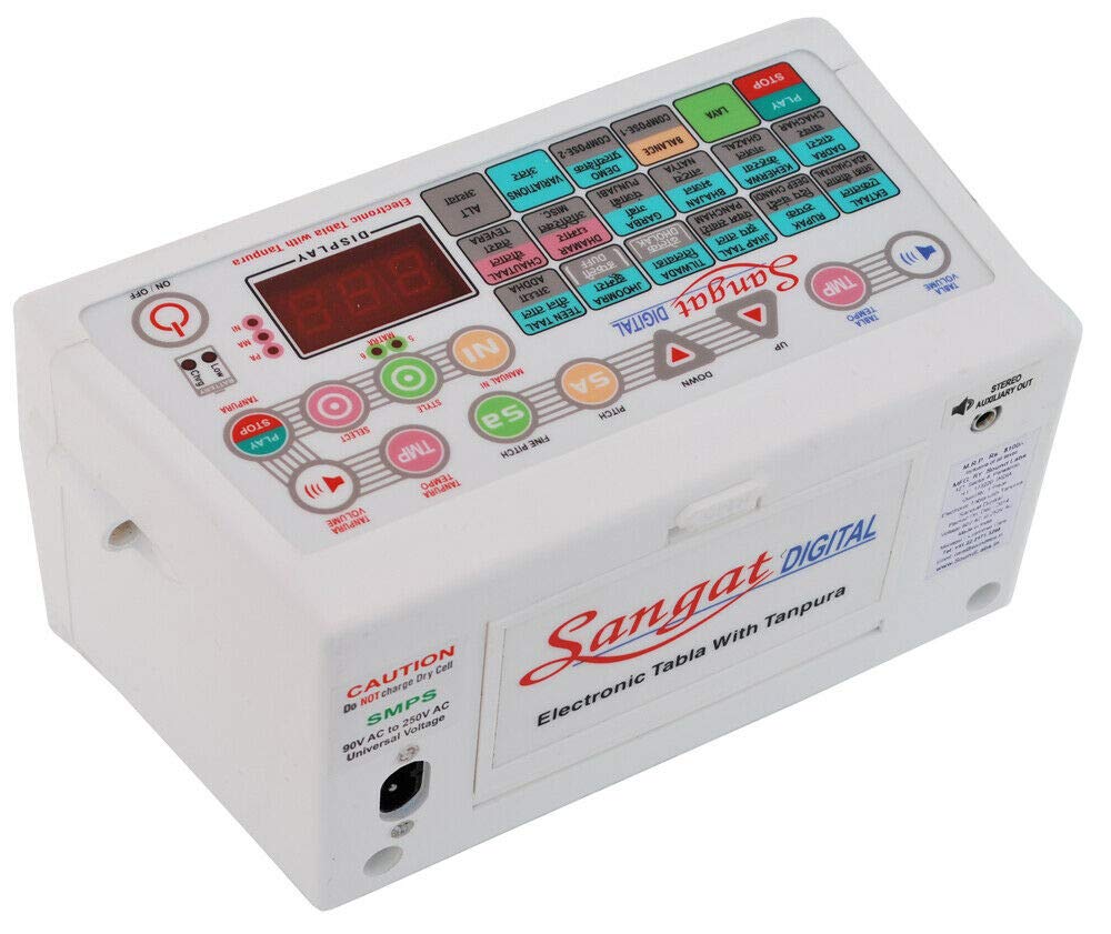 NAAD SANGAT DIGITAL ELECTRONIC TANPURA WITH TABLA MACHINE~BHAJAN~KIRTAN~YOGA~WITH BAG