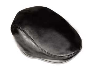 m metellıno metellino, men's leather flat cap, newsboy cap, black ivy hats