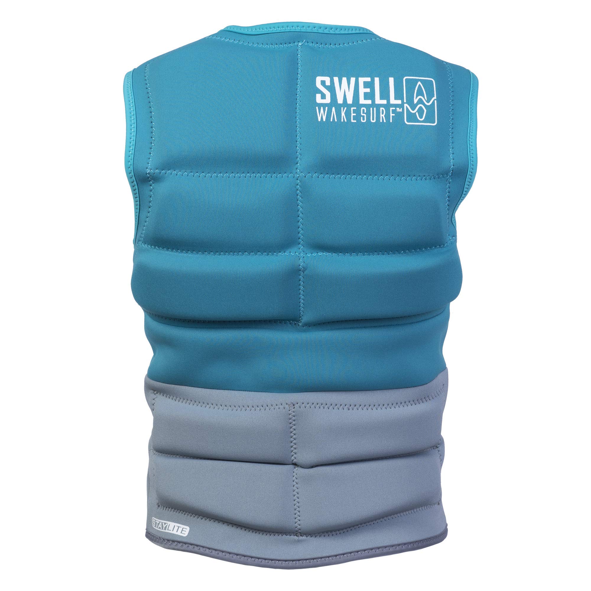 Womens Neoprene Wakesurf Comp Vest - Designed Exclusively for Wake Surfing, but Great for All Other Watersports Activities! (Aqua, XL)