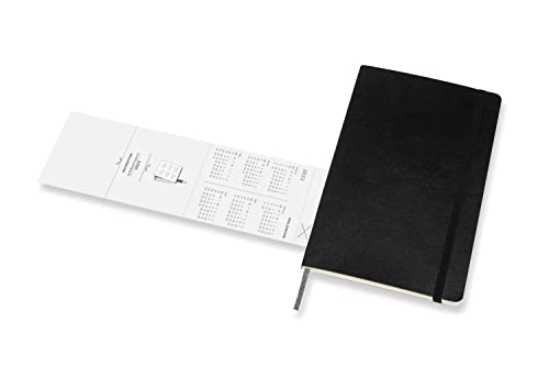 Moleskine Classic 18 Month 2021-2022 Monthly Planner, Soft Cover, Large (5 x 8.25), Black